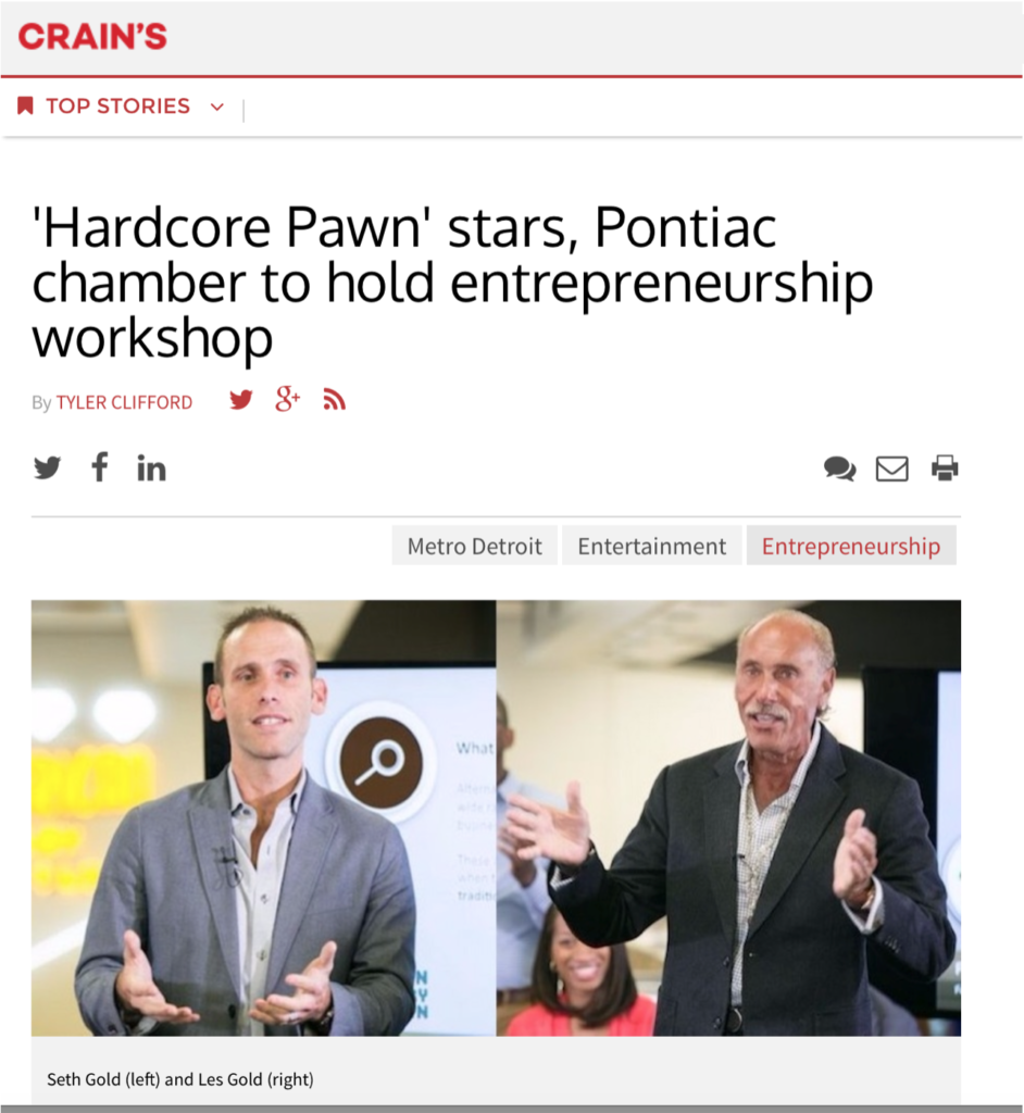 Crain’s Detroit: ‘Hardcore Pawn’ stars, Pontiac chamber to hold ...